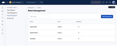 How To Create And Manage Roles In Your Workspace Runcloud Docs