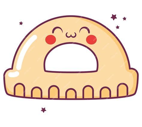 Diseño De La Regla Kawaii Vector Gratis