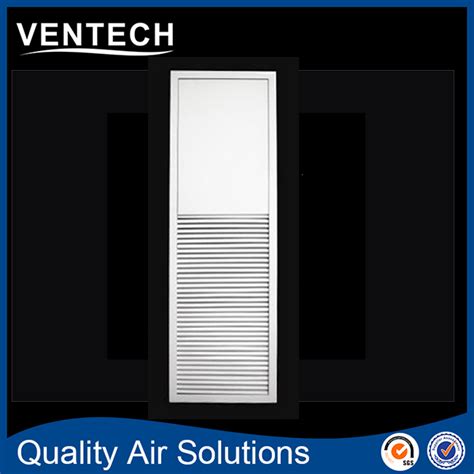 Ventilation And Decorative Silver Aluminum Return Air Grille Door Vents