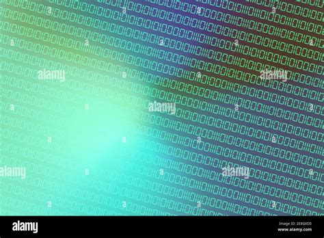 An Illustration Of Green Binary Code Background Stock Photo Alamy