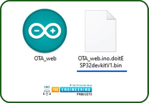 Esp32 Over The Air Ota Web Updater The Engineering Projects