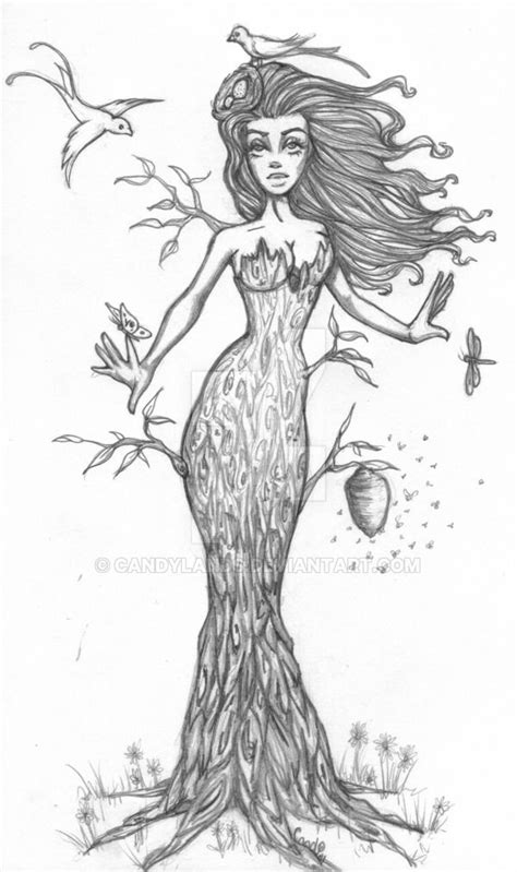 Wood Nymph By Candylands Deviantart Com On DeviantArt Wood Nymphs Image Types First Night