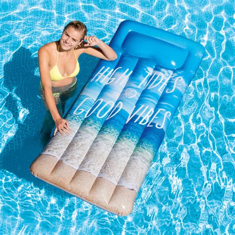 Надуваем дюшек с възглавница Intex Inspirational Mat Praktis