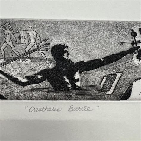 Aesthetic Battle 716 Signed P Schaewe Print Artwork On Paper For Sale At 1stdibs