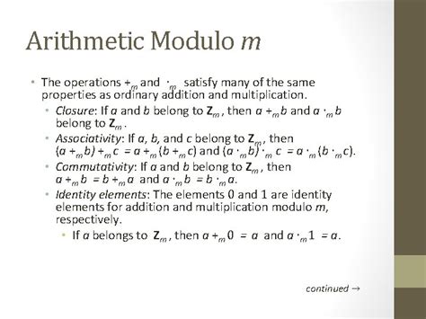 Divisibility And Modular Arithmetic Section 4 1 Division