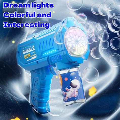 Automatic Electric Gatling Bubble Gun Machine Bubble Camera Bubble