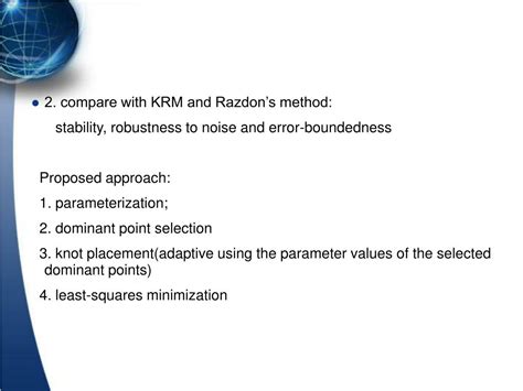 Ppt B Spline Curve Approximation Powerpoint Presentation Free