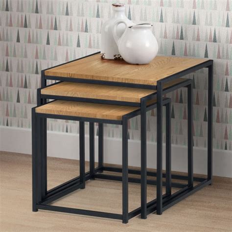 Tacita Set Of Nesting Tables In Natural Oak Furniture In Fashion