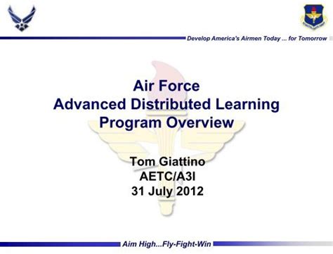 Af Adls Overview Advanced Distributed Learning