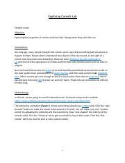 Comet Lab 1 Docx Exploring Comets Lab Babe Name Objective Exploring The Properties Of