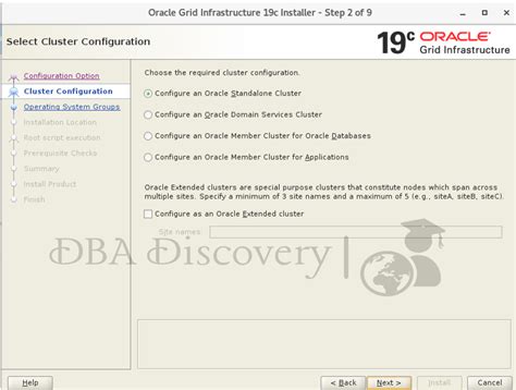 Step By Step Guide To Grid Installation In Gui Mode Dba Discovery