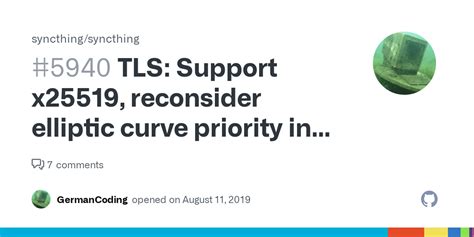 Tls Support X25519 Reconsider Elliptic Curve Priority In Handshake