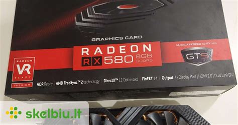 Xfx Rx 580 8gb Gts Xxx Edition Skelbiu Lt