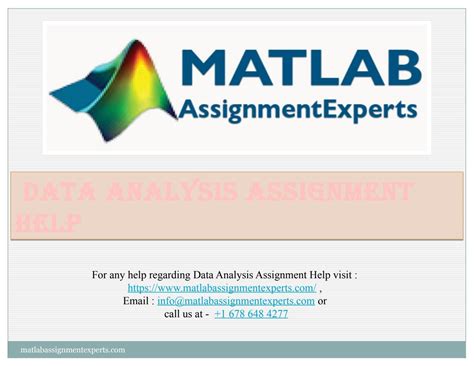 Data Analysis Homework Help By Matlab Assignment Experts Issuu