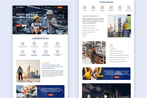 Engineering Website Design Behance