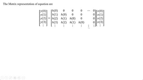20 Derivation The Equation Of Deconvolution Deconvolution Lti