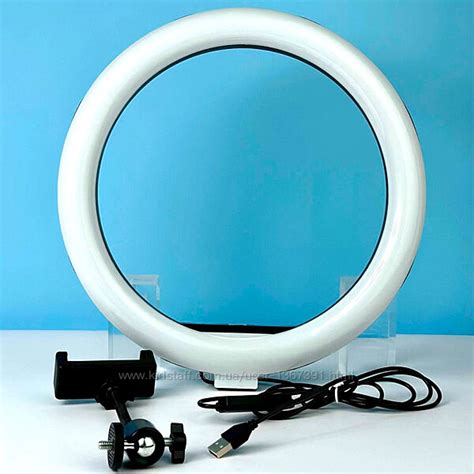 Кільцева світлодіодна Led Лампа 30см кріплення під штатив телефон 295 грн купить Черкасская