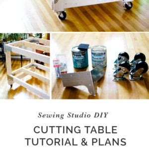 Sewing Cutting Table DIY For Your Craft Or Sewing Studio Closet Core Patterns