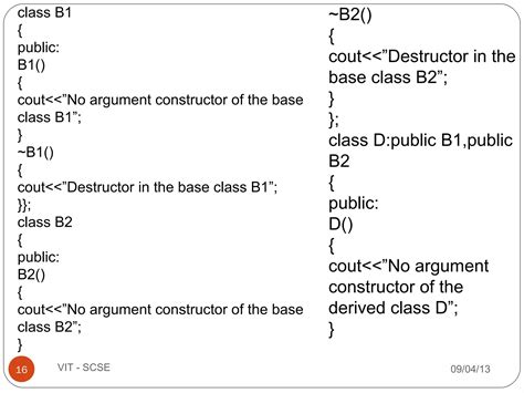 11 Constructors In Derived Classes Ppt