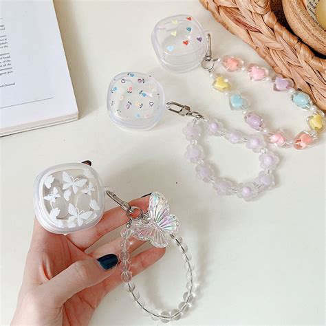 Caixa Para Baseus Wm Wm Butterfly Flower Love Heart Bluetooth Tpu Clear Soft Headset Capa