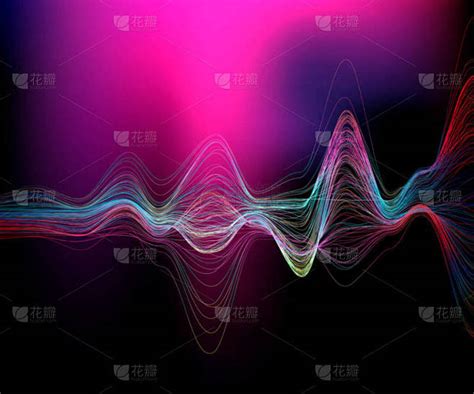 细衬里频率波形，音频音轨可视化