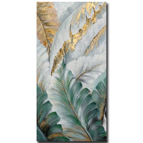 Leaf Canvas Painting