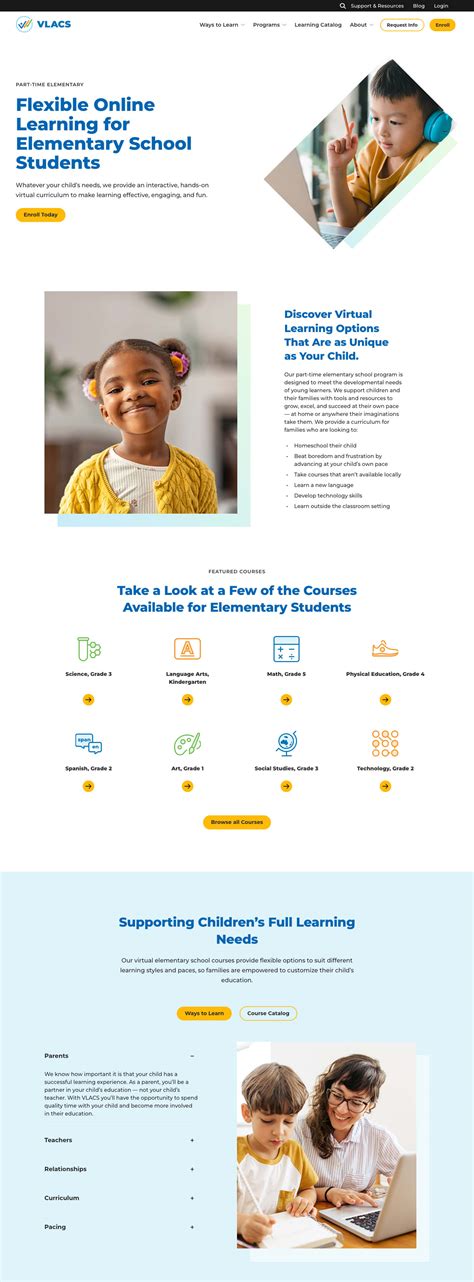 VLACS Website Vital Design