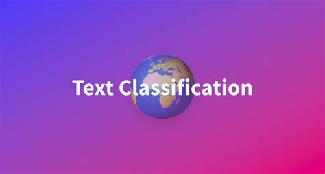 Text Classification A Hugging Face Space By Ravinderappani