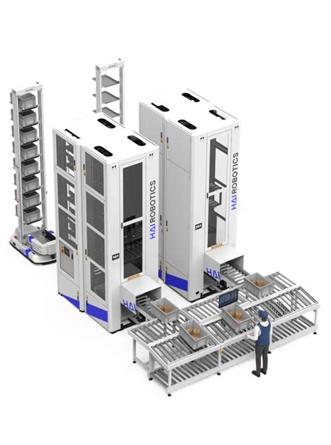 Types Of Warehouse Robots Acr Robotic Case Picking System Amr Picking Solution Hai Robotics