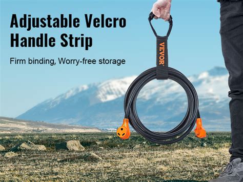 Vevor 15 Ft Rv Extension Cord 50 Amp Heavy Duty Stw Rv Power Cord