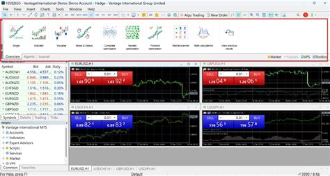 How To Backtest With Metatrader 5 Strategy Tester Vantage