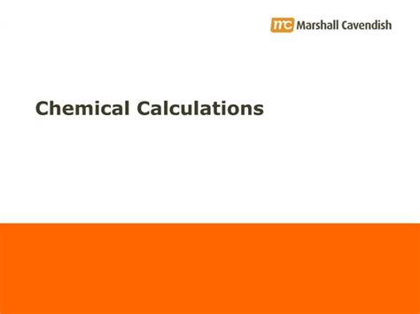 10a Simple Stoichiometry And Molesppt