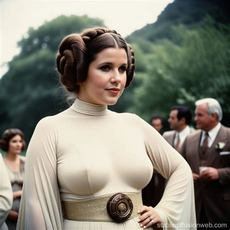 Curvaceous Princess Leia Stable Diffusion Online
