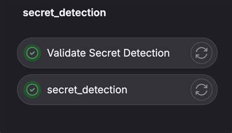 validate secret detection job not failing when secrets have been
