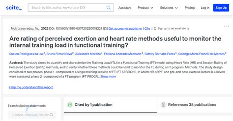 Are Rating Of Perceived Exertion And Heart Rate Methods Useful To Monitor The Internal Training