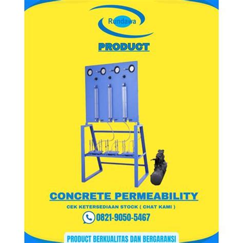 Jual Concrete Permeability Jual Concrete Permeability Test Concrete