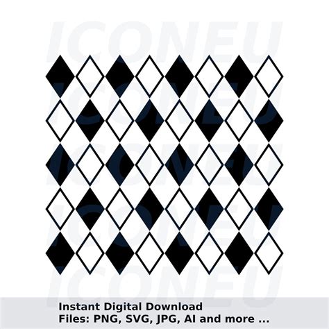 Argyle Pattern Svg Instant Digital Download Svg Ai Dxf Eps Png