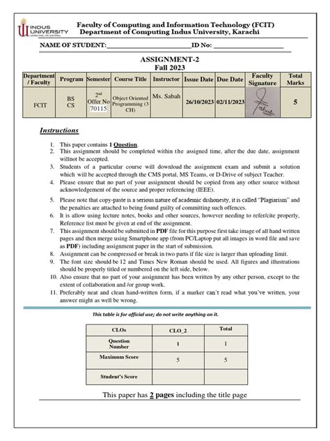 Teacher Assignment 2 Pdf Computing