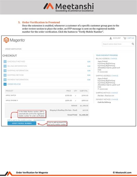Magento Order Verification Pdf