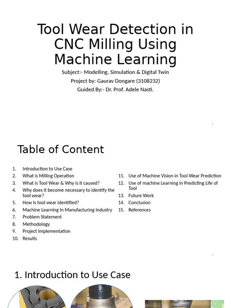 Tool Wear Detection Pdf Wear Machine Learning