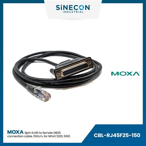CBL RJ458P 100 Moxa RJ45 Ethernet cross over cable Sinecon ศนยรวมสนคาไอทและเทคโนโลย
