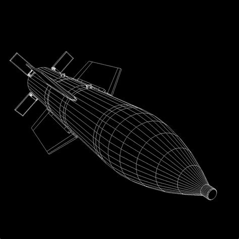 Non Gbu 57 Bomb 3d Model