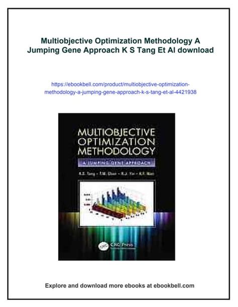 Multiobjective Optimization Methodology A Jumping Gene Approach K S Tang Et Al Pdf