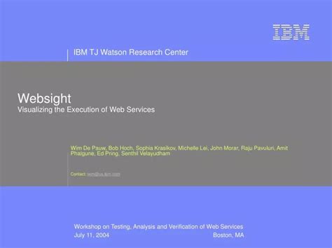 Ppt Websight Visualizing The Execution Of Web Services Powerpoint Presentation Id1828881