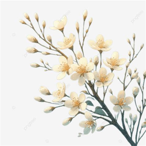 투명한 배경의 흰 꽃 흰 꽃 꽃이 만발하다 꽃 Png 일러스트 및 이미지 에 대한 무료 다운로드 Pngtree