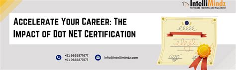 Accelerate Your Career The Impact Of Dot Net Certification