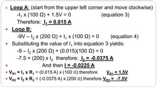 KCL And KVL PPTX Physics Science
