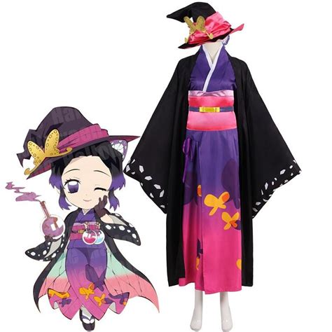 Customization Demon Slayer Kocho Shinobu Halloween Kimono Cosplay Costume