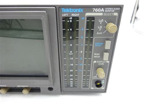 Yahoo オークション Tektronix ステレオオーディオモニター 760a ジ
