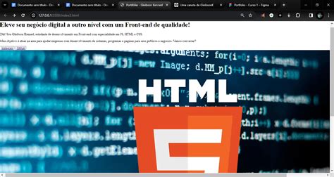 [dúvida] Html E Css Ambientes De Desenvolvimento Estrutura De Arquivos E Tags Aula 11 Mão Na